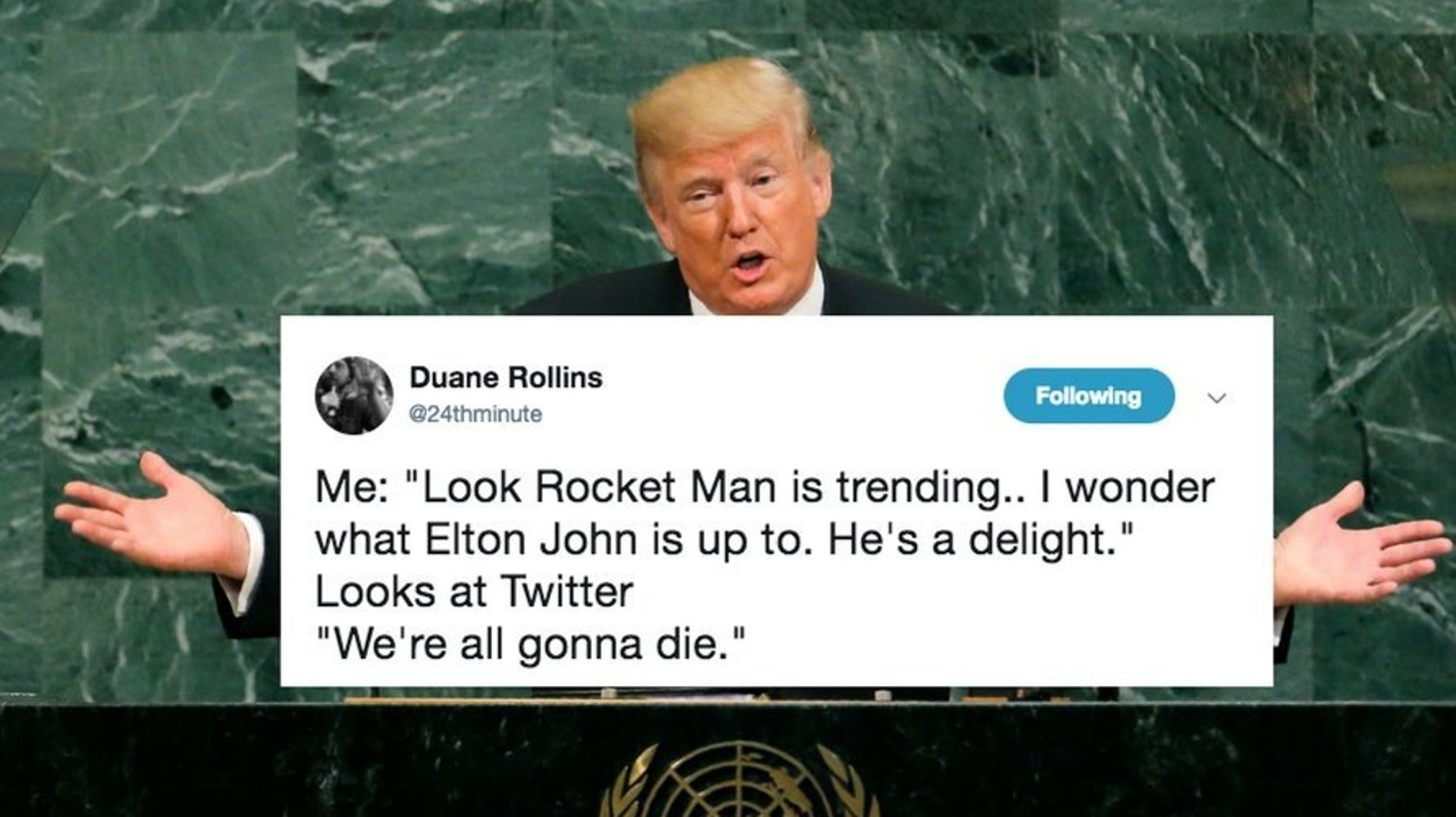 Trump Called Kim Jong Un ‘Rocket Man’ And Twitter Just Can’t | HuffPost ...