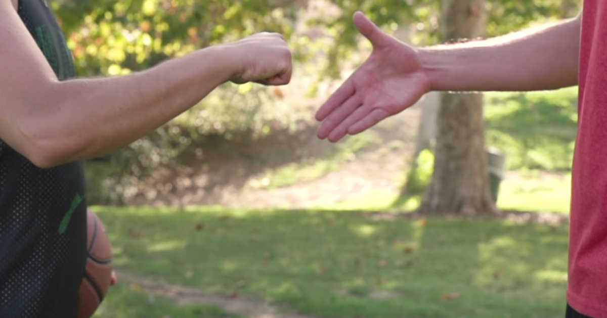 This Is The Perfect Depiction Of A Fist Bump Handshake Gone Horribly ...
