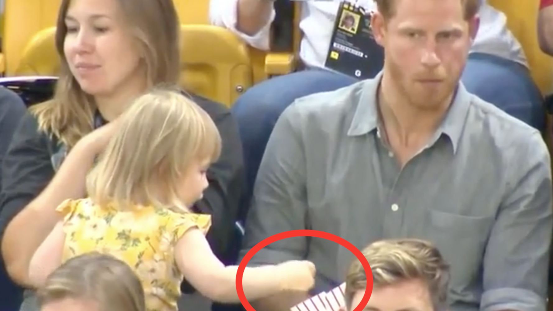 Adorable Toddler 'Steals' Prince Harry's Popcorn And All Our Hearts ...