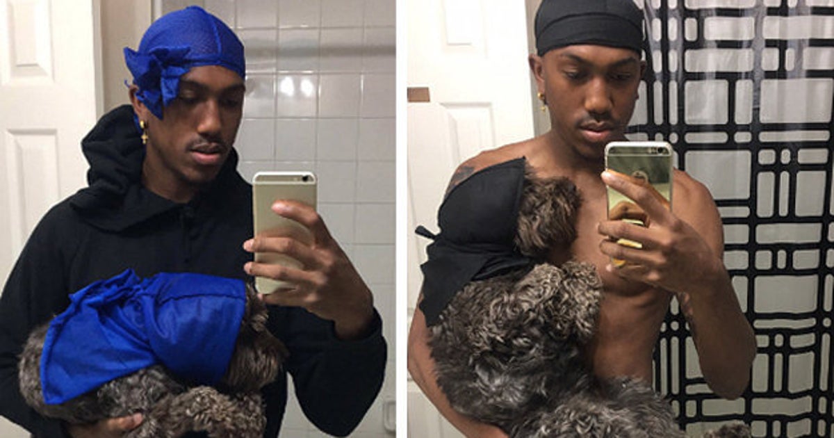This Guy And His Pup Have Matching Durags And It's Doggone Iconic ...