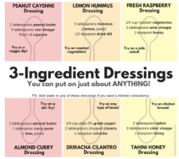3-INGREDIENT DRESSINGS | HuffPost Contributor