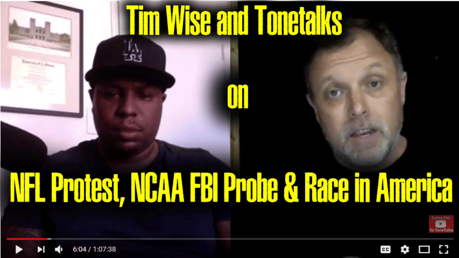 Tim Wise talks NFL Protest, NCAA FBI Probe & Race in America with ...