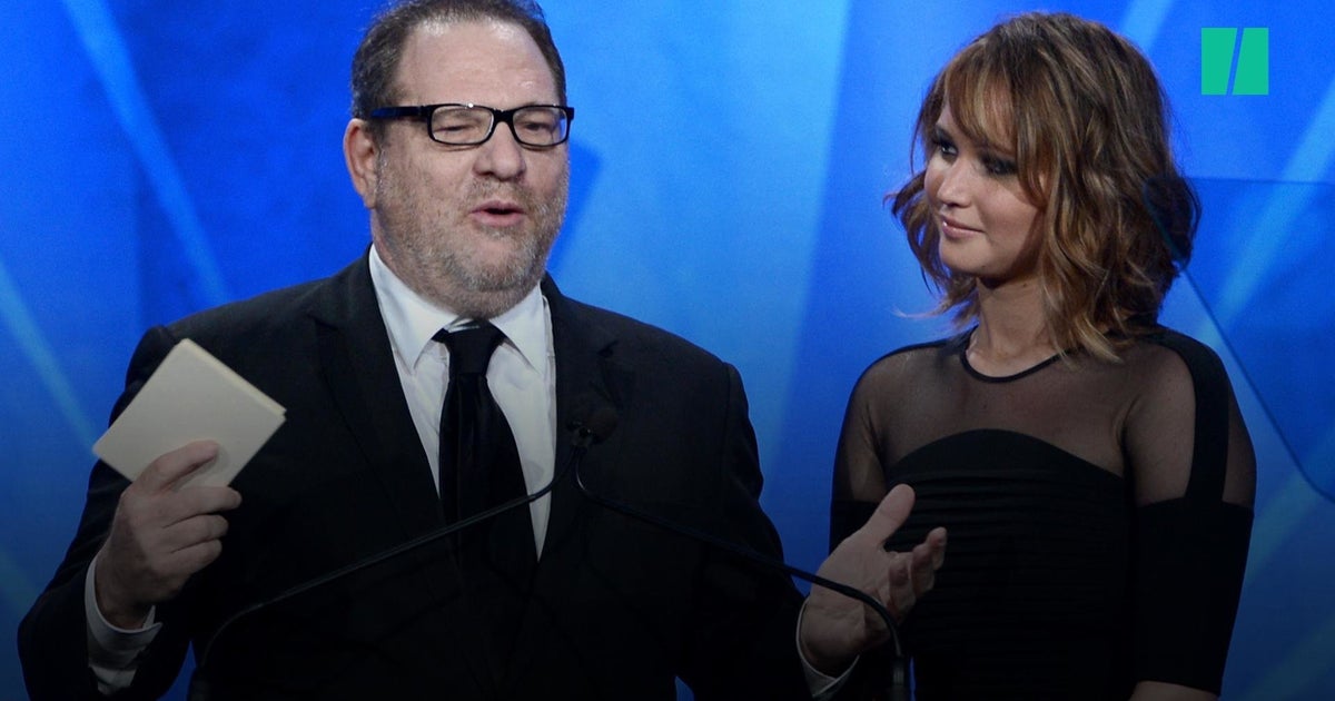 Jennifer Lawrence’s Awkward Speech With Harvey Weinstein | HuffPost Videos