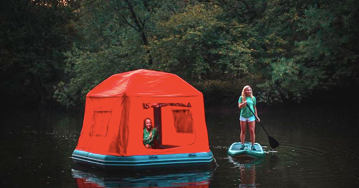 This Magical Floating Tent Will Make The World Your Waterbed | HuffPost ...