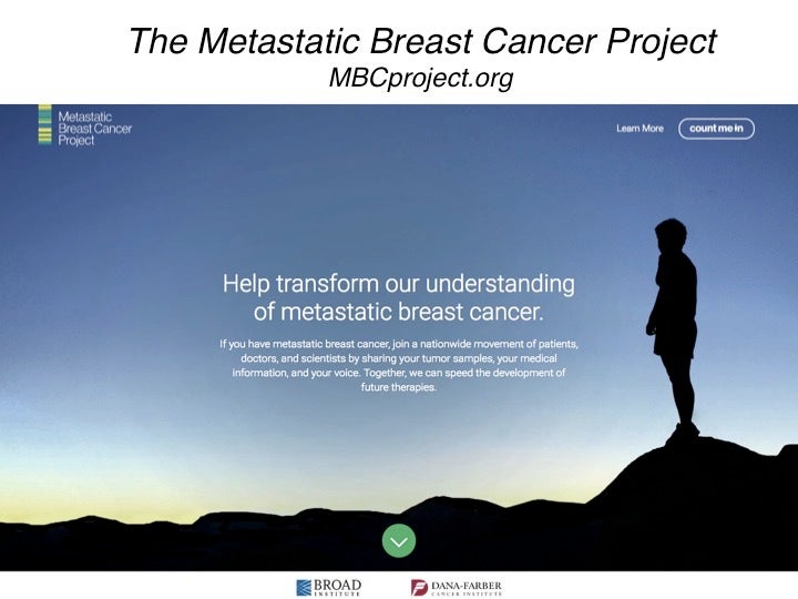 The Metastatic Breast Cancer Project: On the Urgency of MBC Research ...