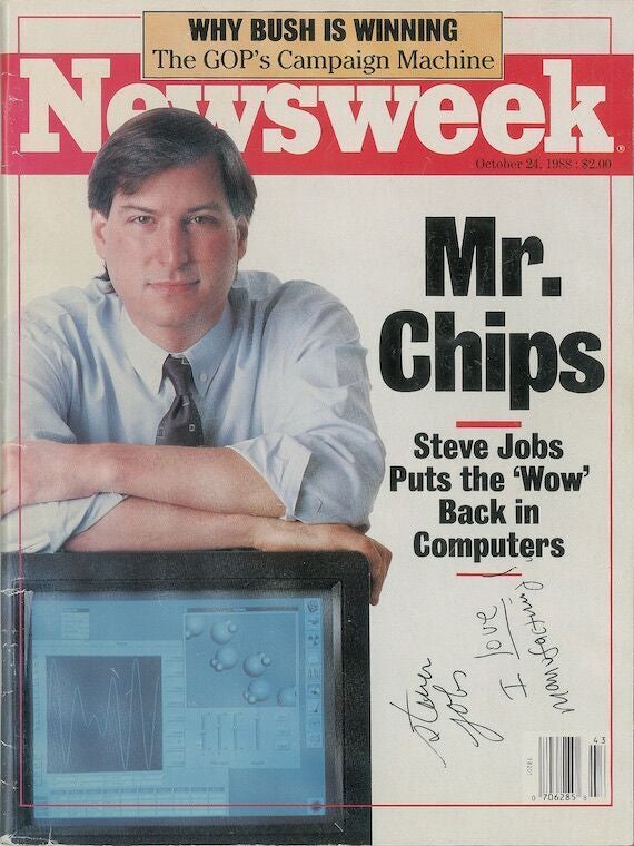Rare Steve Jobs-signed Newsweek Cover Being Auctioned Hopes to Benefit ...
