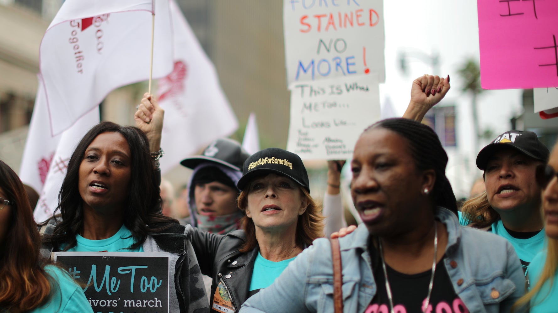 Hundreds In Hollywood Protest Rampant Sexual Misconduct | HuffPost