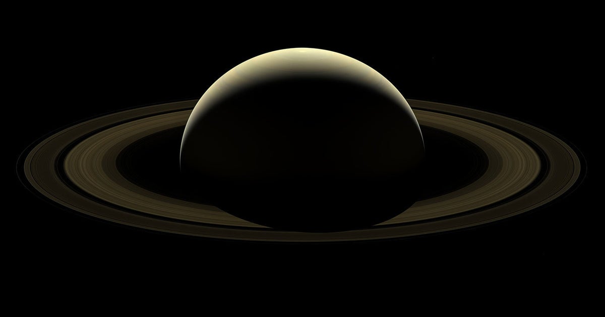 This Beautiful Last Image Of Saturn Is How We Would See It Through ...