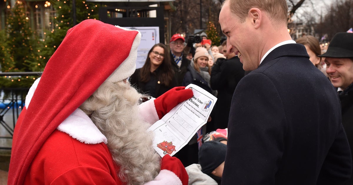 Duke Of Cambridge Hands Santa Prince George's Christmas List (And His ...