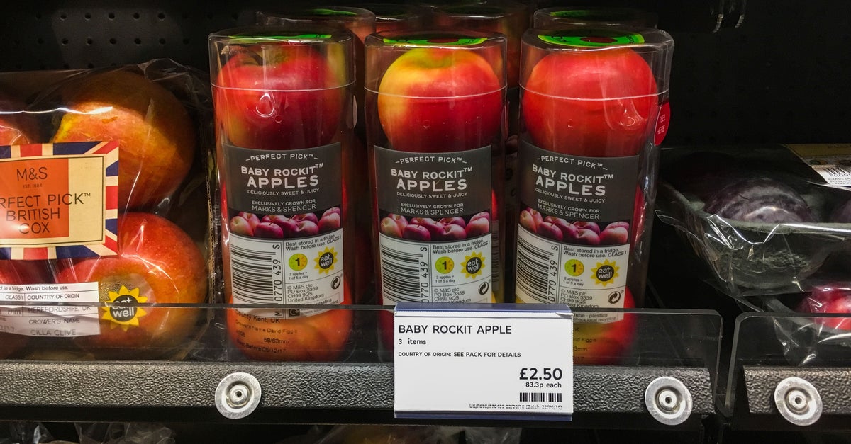 M&S Faces Criticism For Selling Apples In Plastic Tubes | HuffPost UK Life
