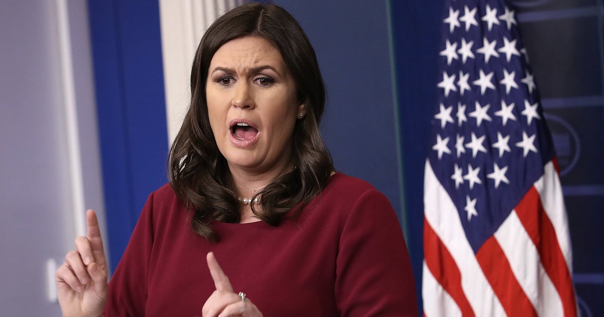 Sarah Sanders Accidentally Describes President Trump During Tirade ...