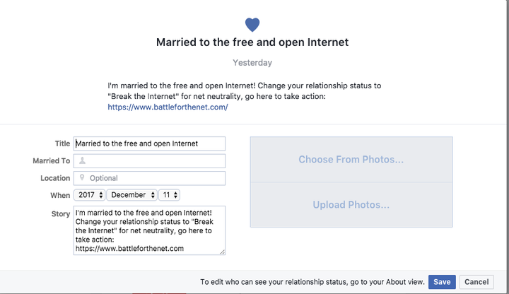 Change Your Facebook Relationship Status To 'Married' To Save Net ...