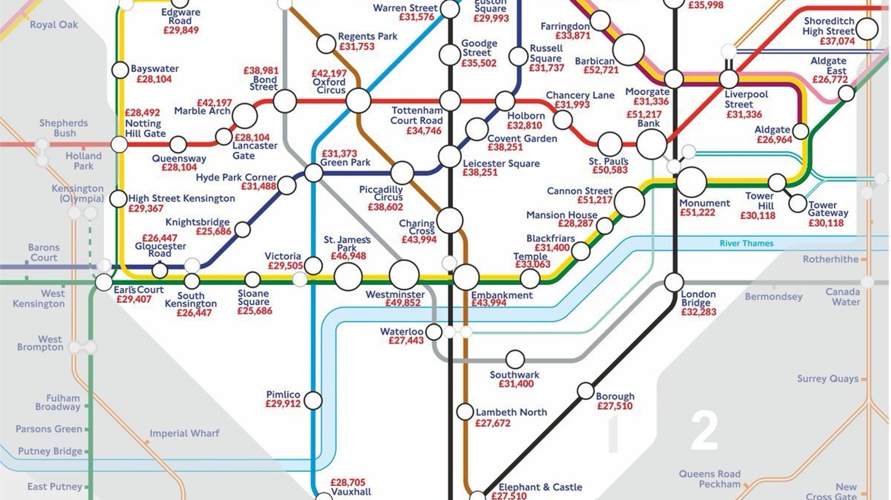 London ‘Salary Tube Map’ Shows Where The Highest Paid Jobs Are ...