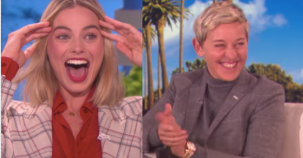 Margot Robbie Hilariously Honeymooned With Ellen, Barack Obama ...
