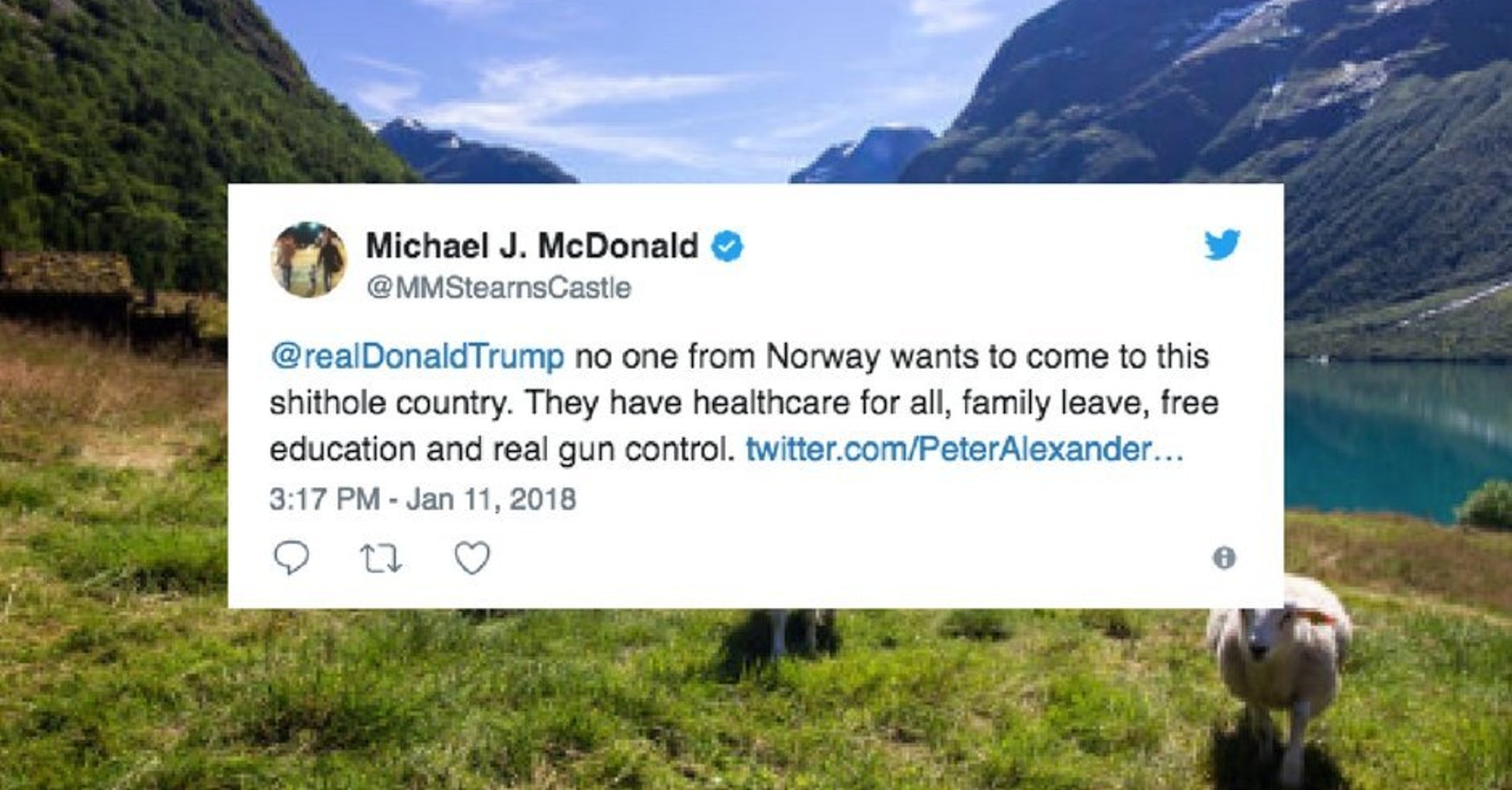 People On Twitter Tell Trump No One In Norway Wants To Come To His ...