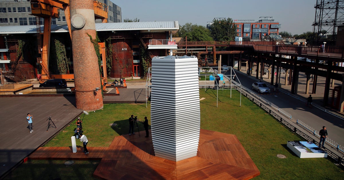 This Giant 'Smog Vacuum Cleaner' Cleans Air Pollution And Turns Into ...