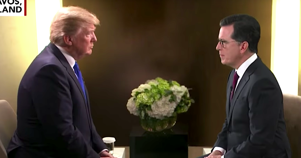 Stephen Colbert's Spoof Trump Interview Is So Silly It Could Be Real ...