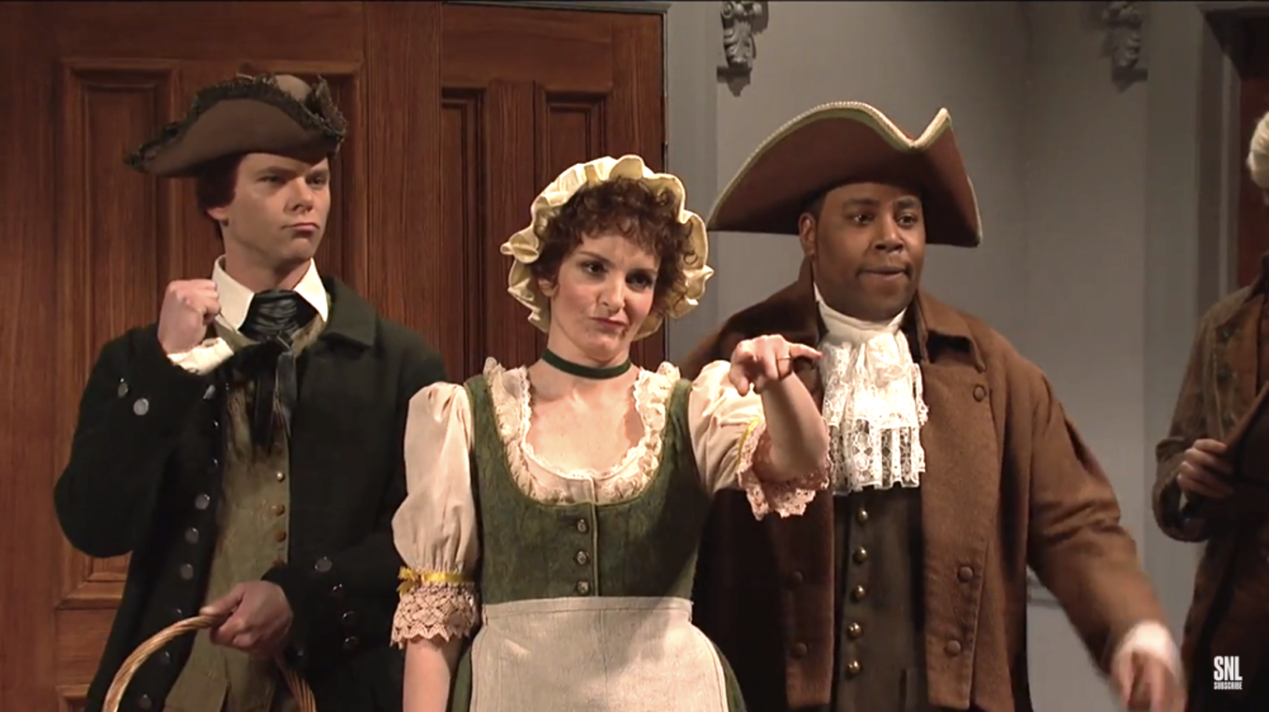 'SNL' Transports Trash-Talking Super Bowl Rivalry Back To Colonial ...