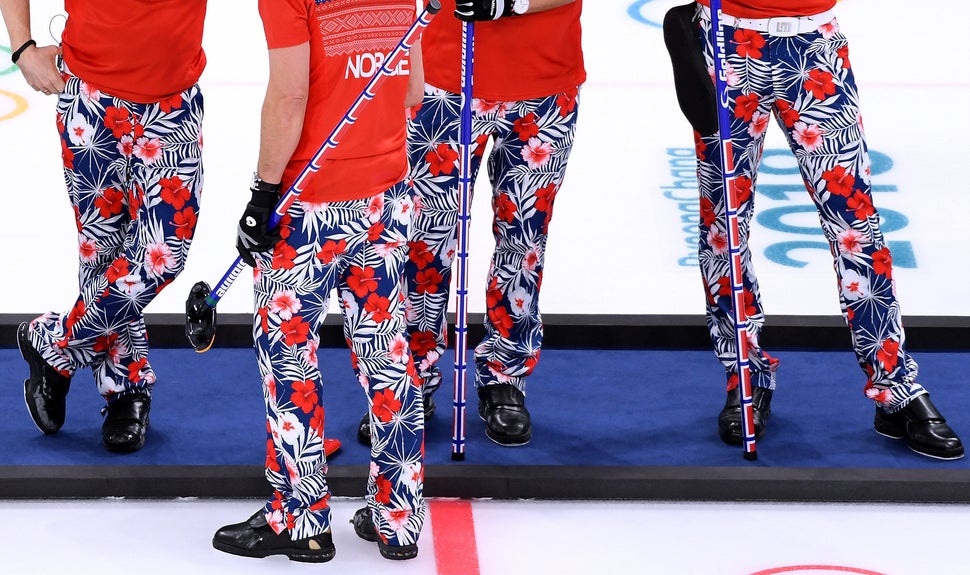 The Norwegian Curling Team Should Win Gold For Their Pants | HuffPost