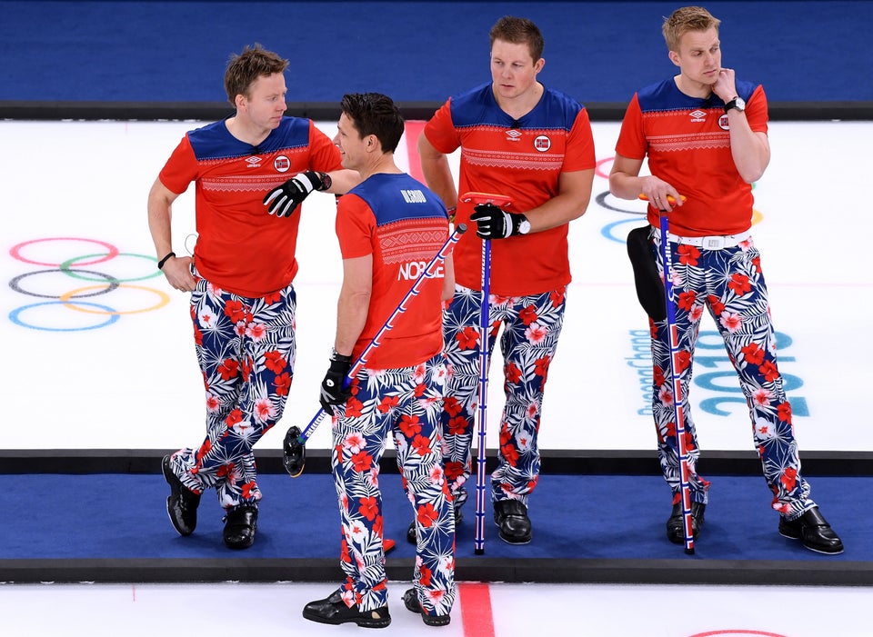 The Norwegian Curling Team Should Win Gold For Their Pants | HuffPost ...