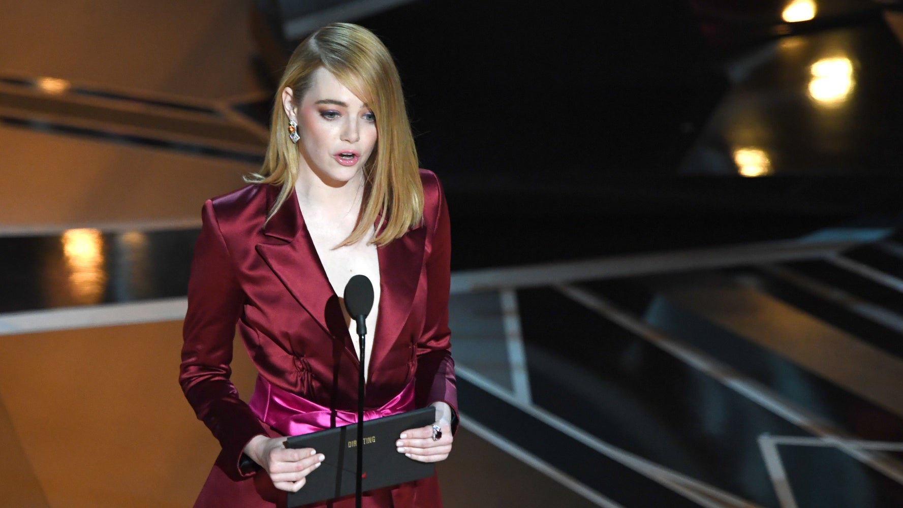 Emma Stone Delivered The Perfect Burn To The Oscars' Male-Dominated ...
