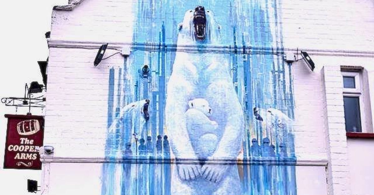 Street Artist Tackles Climate Change And Fascism, 1 Haunting Mural At A ...