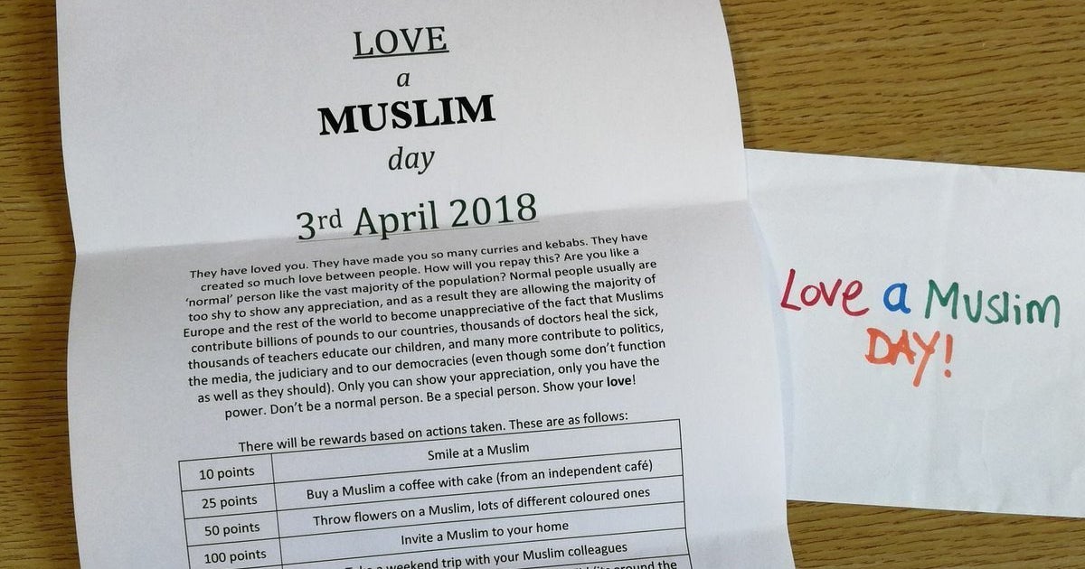 'Love A Muslim' Day Letter Is A Poignant Answer To Hate Threats ...