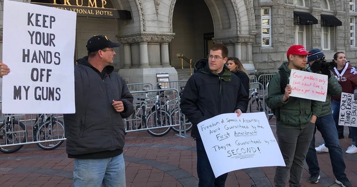 Some Gun Rights Activists Counterprotest Massive ‘March For Our Lives ...