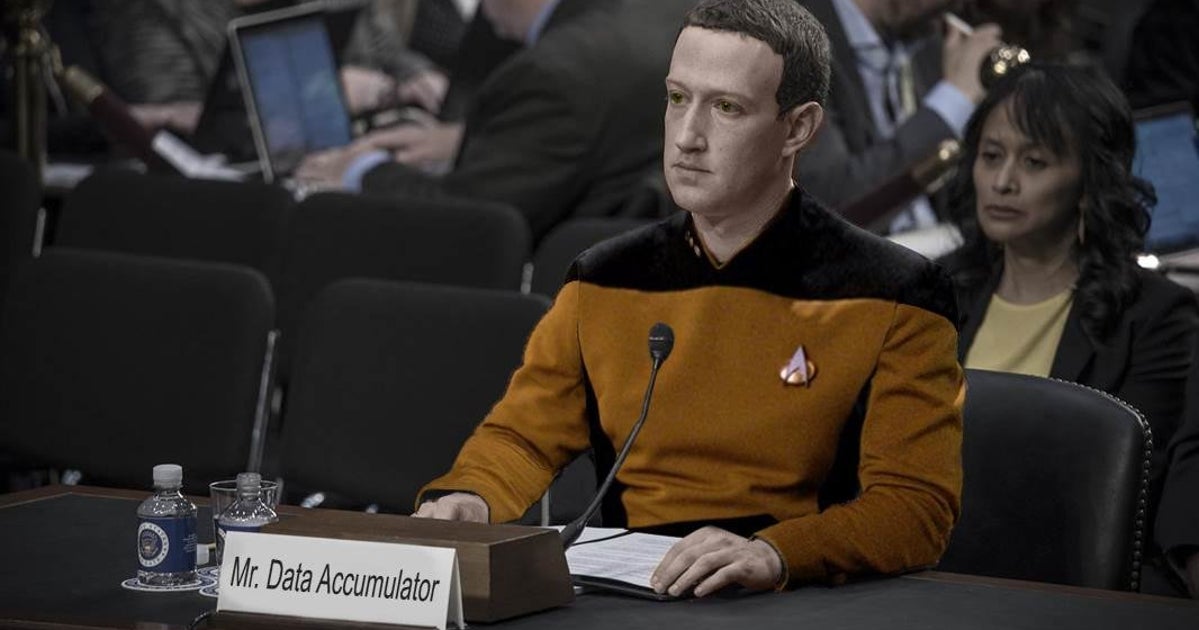 This Image Of Mark Zuckerberg As Data From 'Star Trek' Works On So Many ...