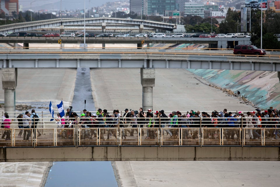 Migrant Caravan Reaches The U.S. Border | HuffPost Latest News