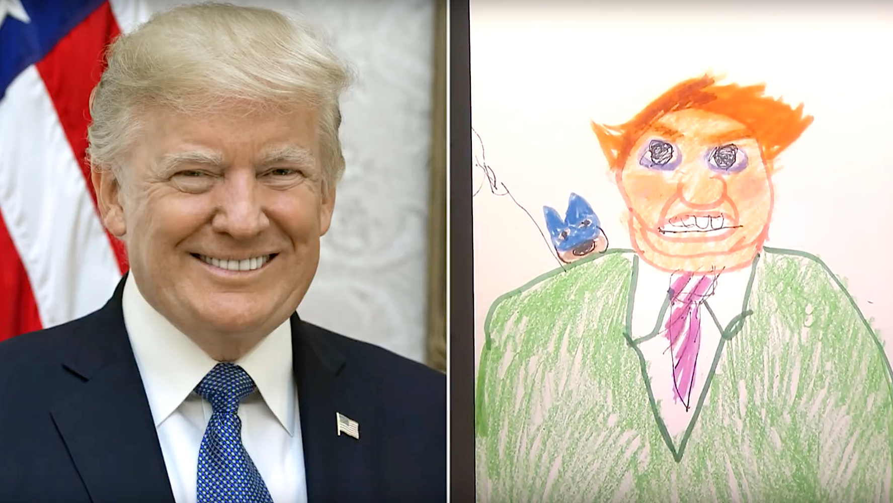 These Kids' Portraits Of The Trump Administration Should Hang In A ...