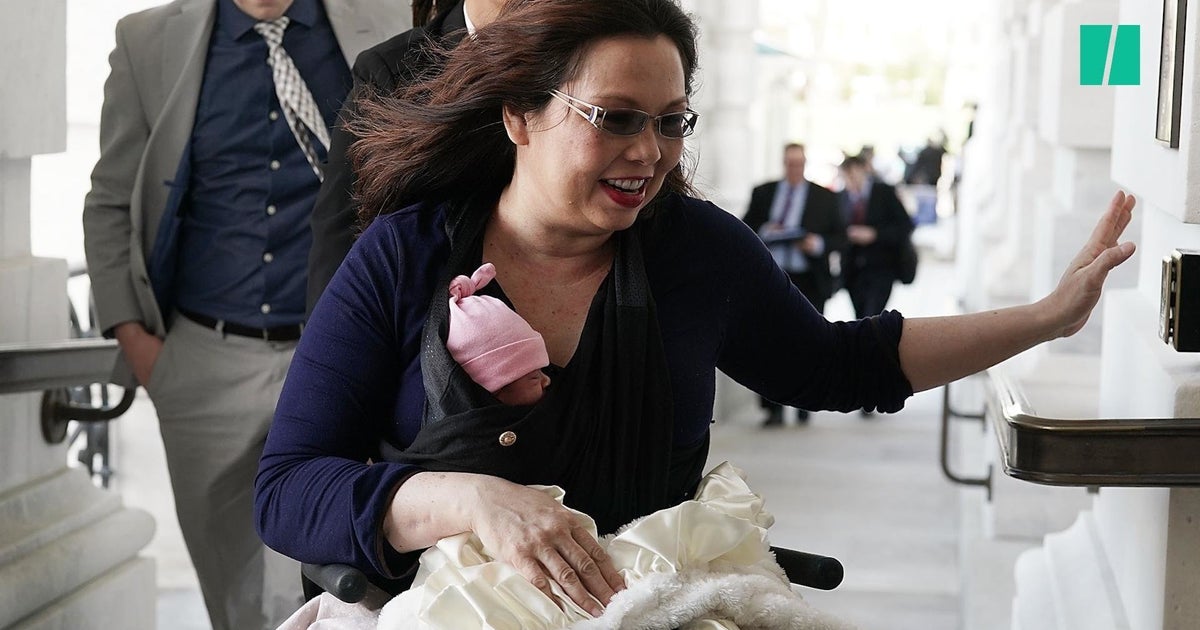 Senator Duckworth Brings Her Baby To Work | HuffPost Videos
