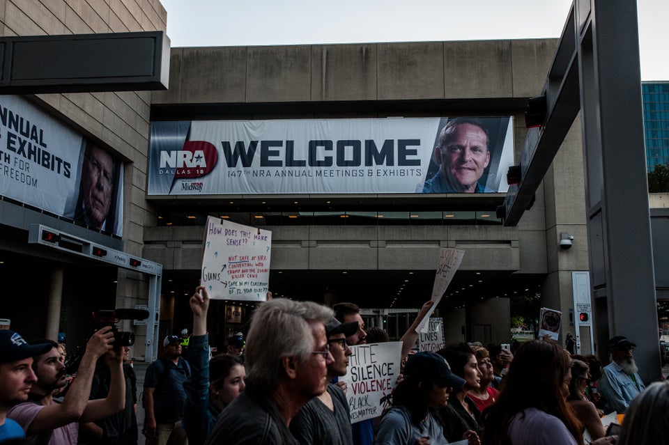 It Was Protests, Peddling And Presidents At This Year's NRA Convention ...