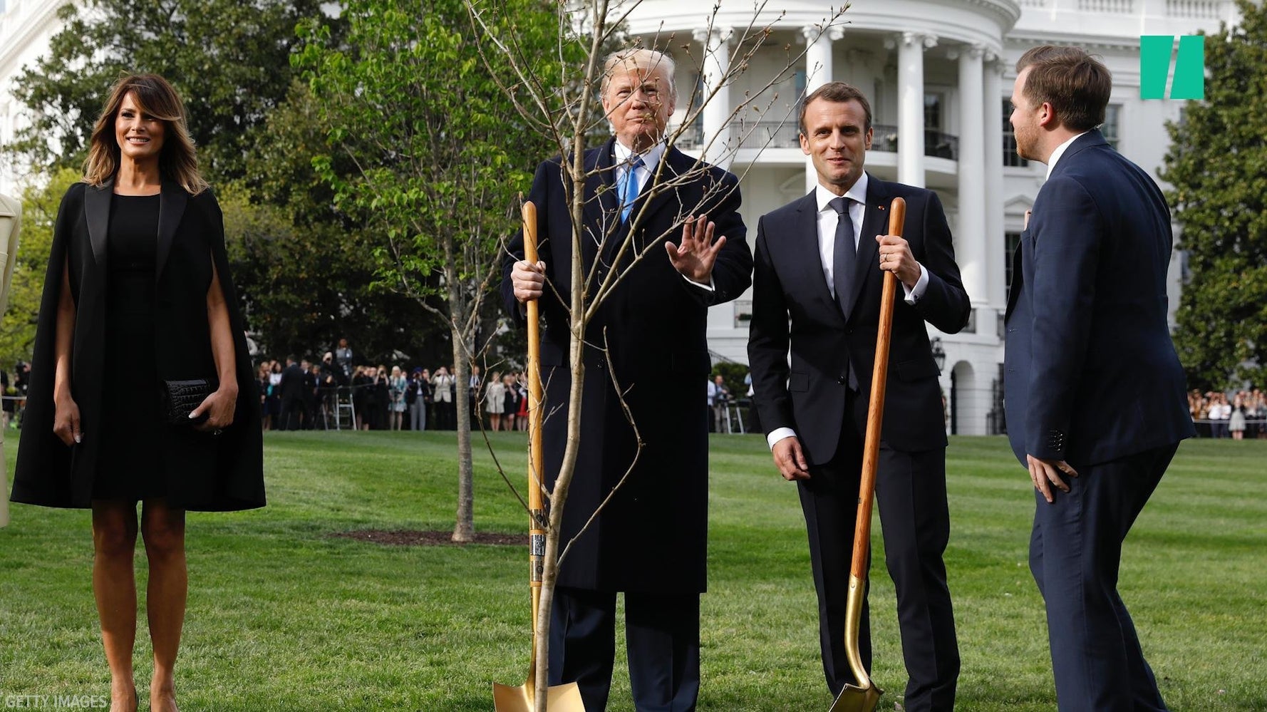Trump’s Tree-Planting Hypocrisy Raises Eyebrows | HuffPost Videos