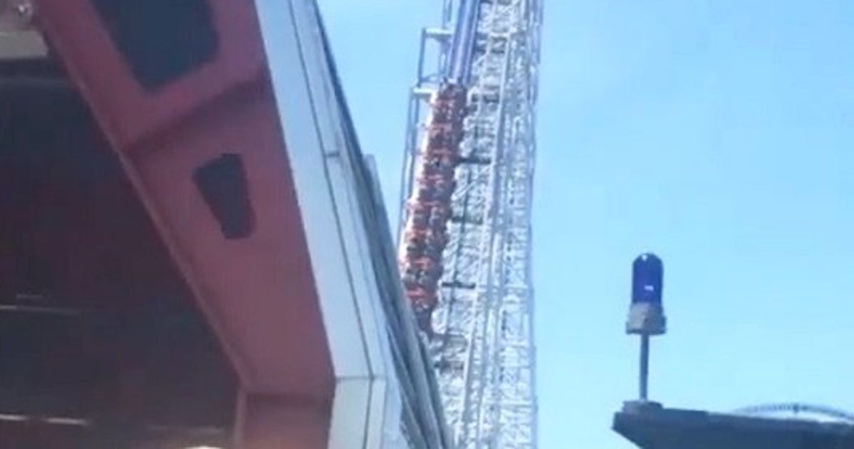 WATCH: Theme Park Visitors Dangle On Roller Coasters For Two Hours ...