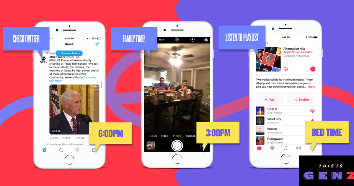 A Look At What 3 Gen Z Girls Are Really Doing On Their Smartphones ...