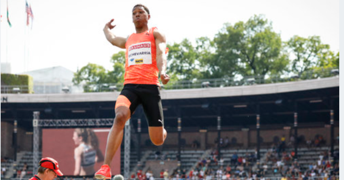Cuban Teen Almost Long Jumps Beyond Pit For Best Mark In 23 Years ...