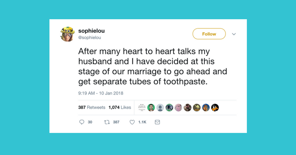 If You Laugh At 10 Or More Of These Tweets Youre Definitely Married