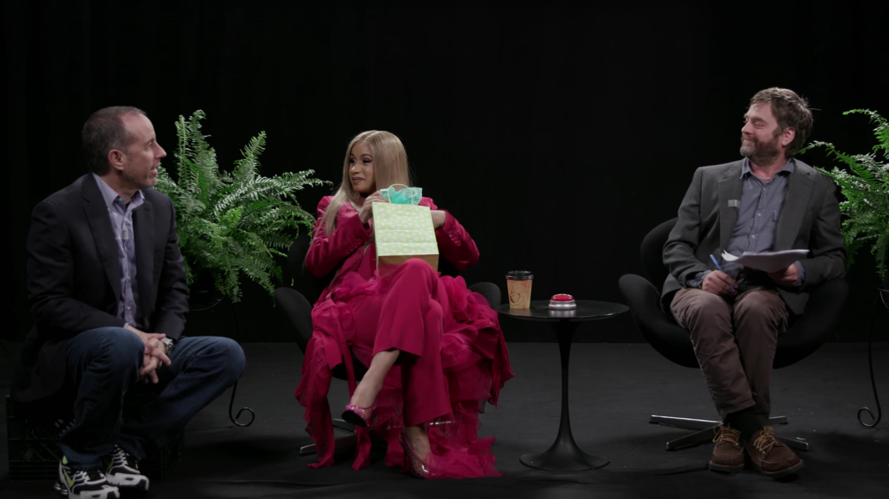 Cardi B Outshines Jerry Seinfeld In Return Of 'Between Two Ferns ...