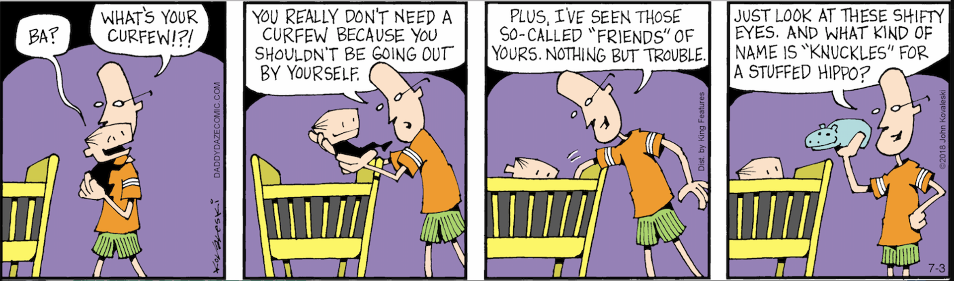 Dad's Comic Strip Captures 'The Weirdness' Of Parenting | HuffPost Life