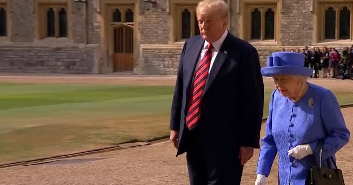 Trump Meets Queen Elizabeth For Tea | HuffPost Videos