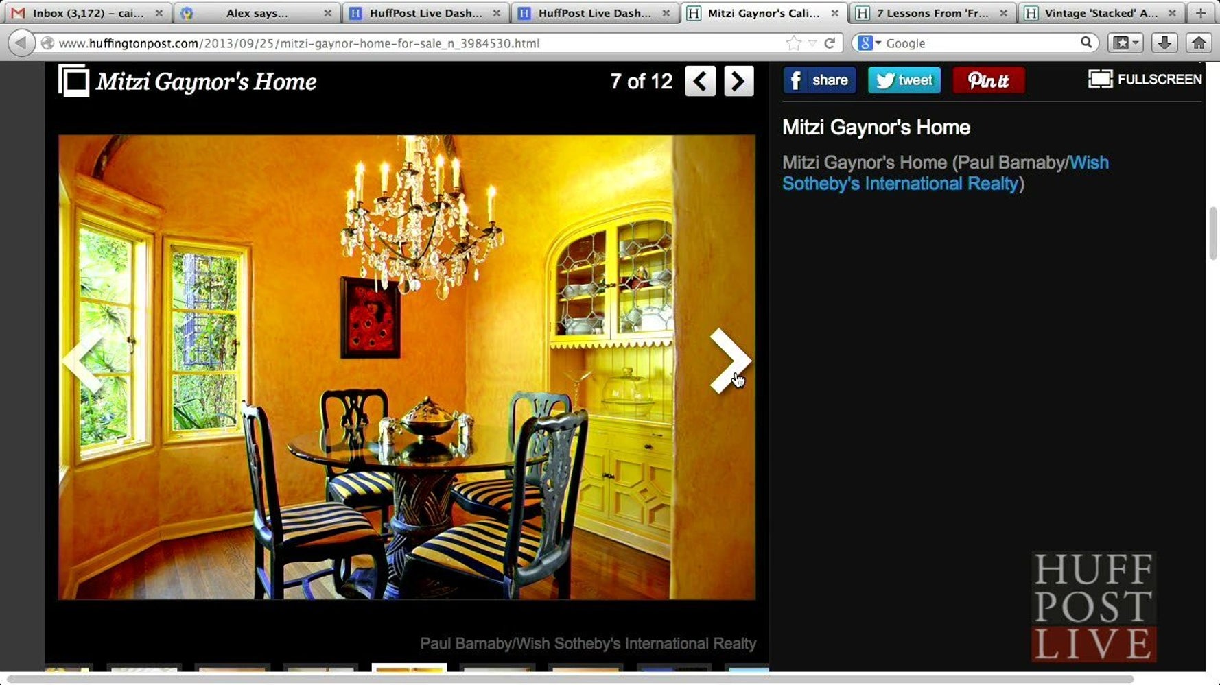 Mitzi Gaynor's California Home For Sale | HuffPost Videos