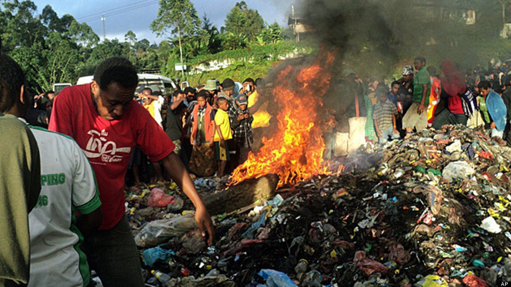 People Burning Alive