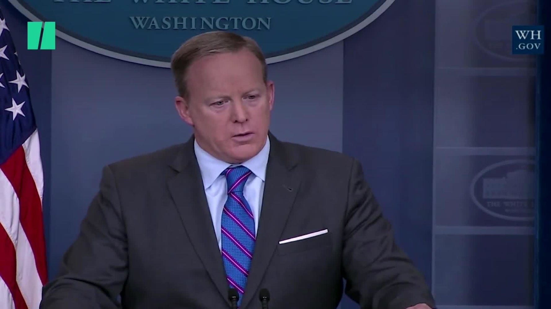Spicer Falsely Claims Consistency On Phrase 'Muslim Ban' | HuffPost Spicer Falsely Claims Consistency On Phrase 'Muslim Ban' | HuffPost