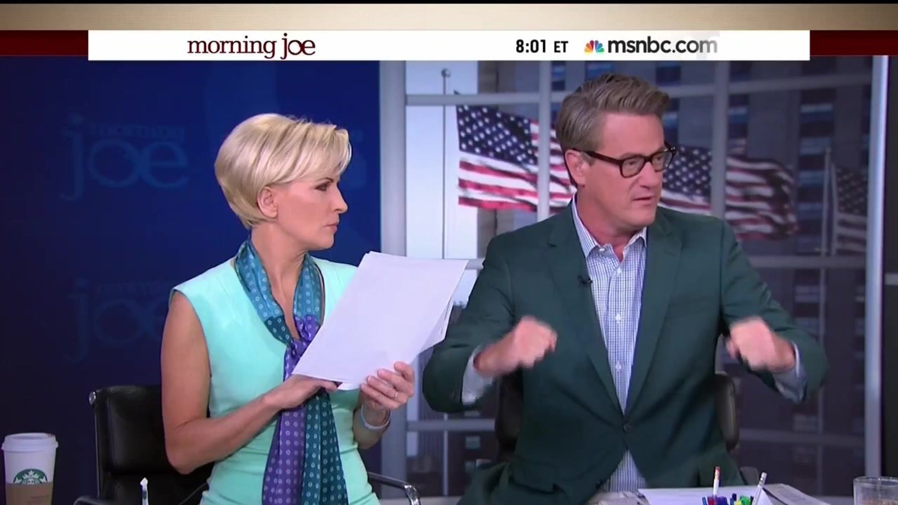 Mika To 'Morning Joe' Panel: 'Can I Get To The News, You Idiots ...