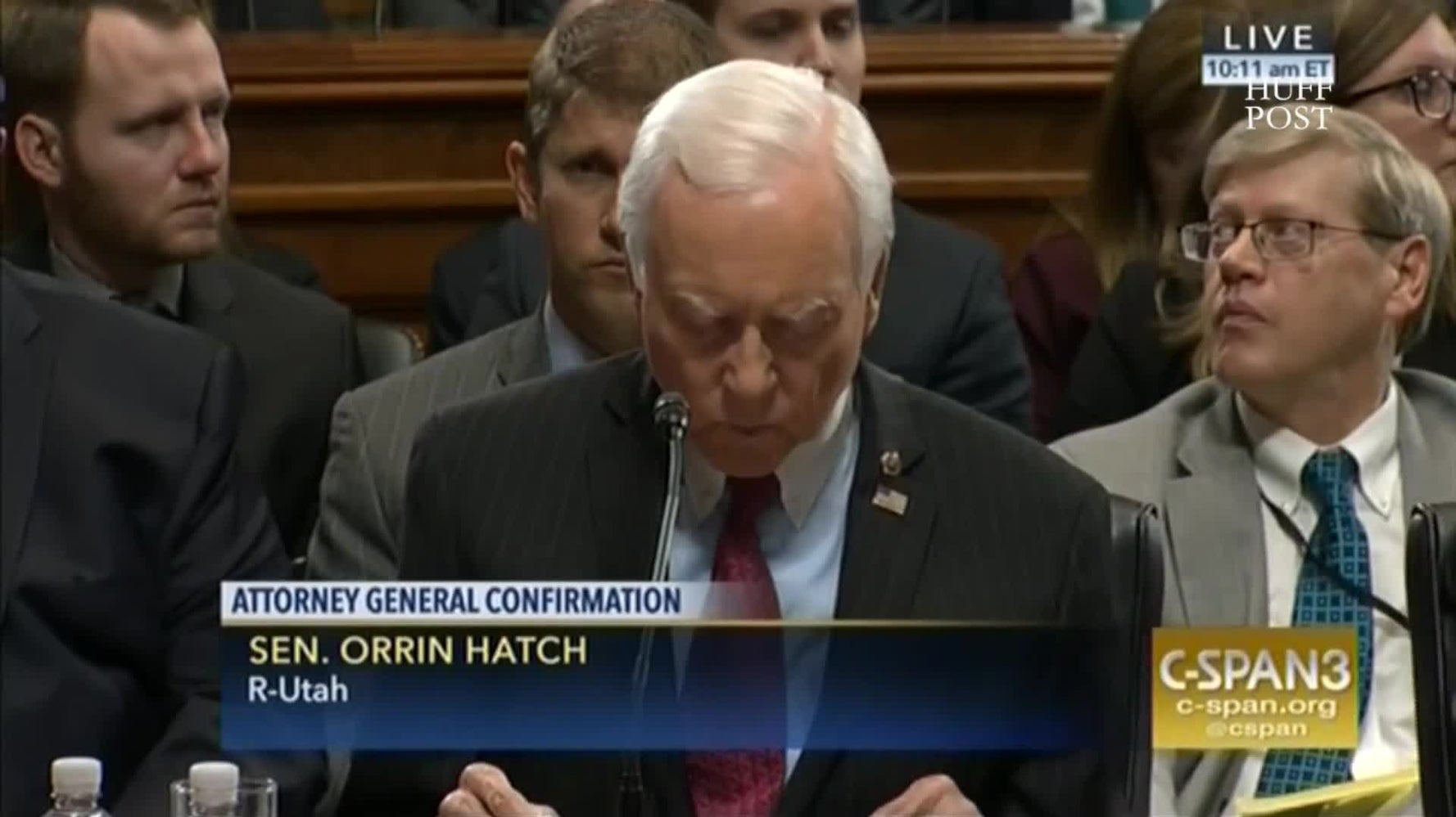 Sen. Orrin Hatch Defends Trump Cabinet Nominee During Confirmation ...