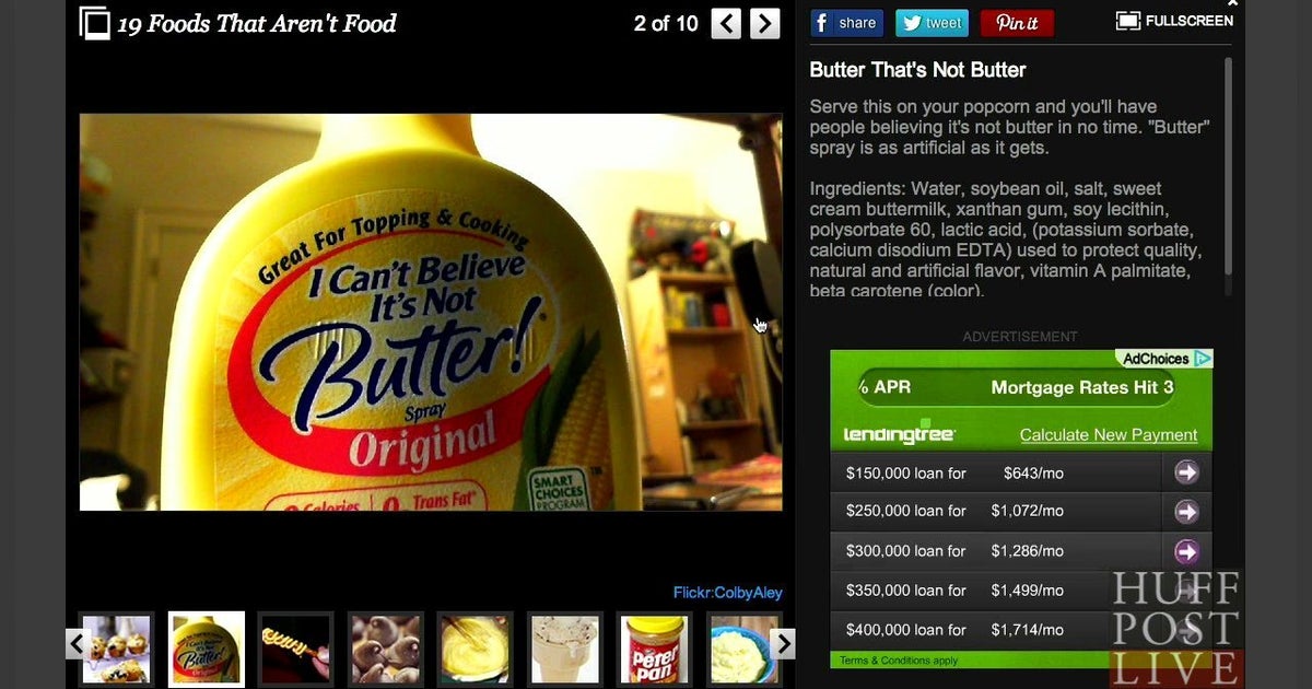19 Foods That Aren't Food | HuffPost Videos