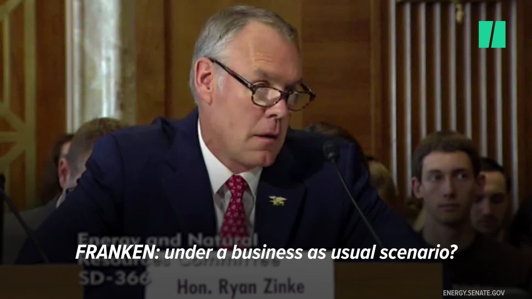 Al Franken Clashes With Ryan Zinke Over Climate Change | HuffPost Videos
