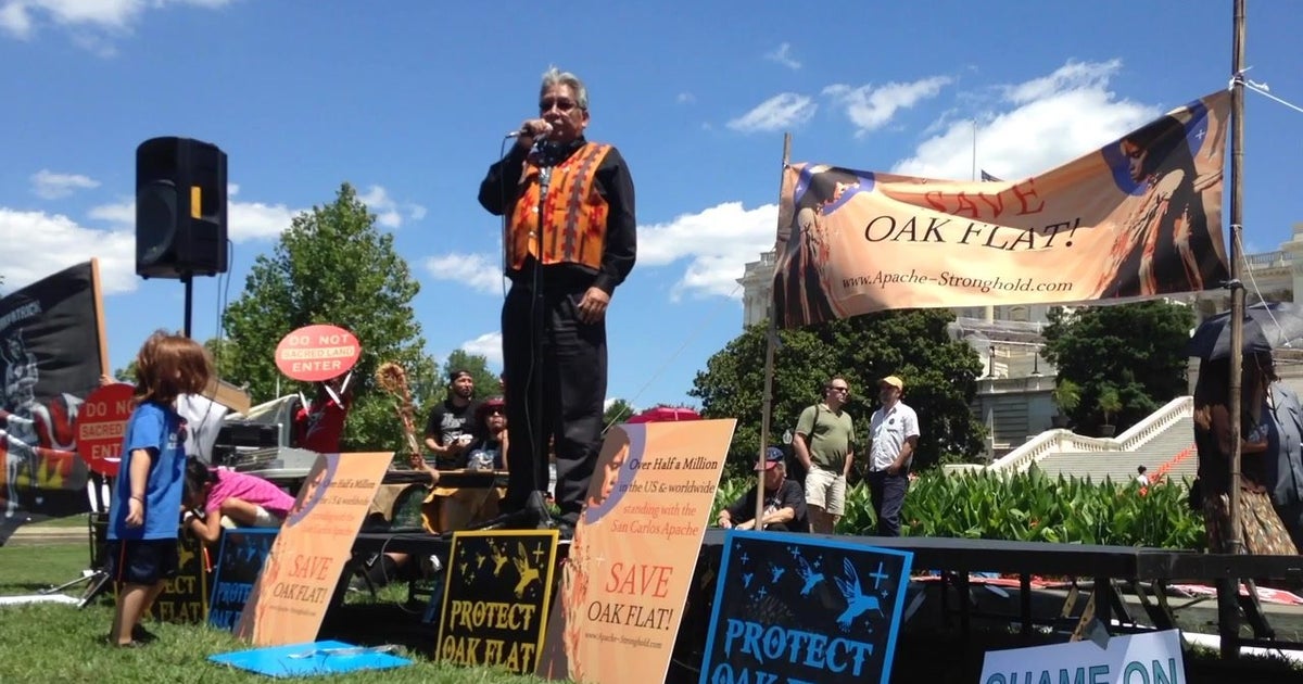 Chair of the San Carlos Apache Nation Terry Rambler Speaks About Oak ...