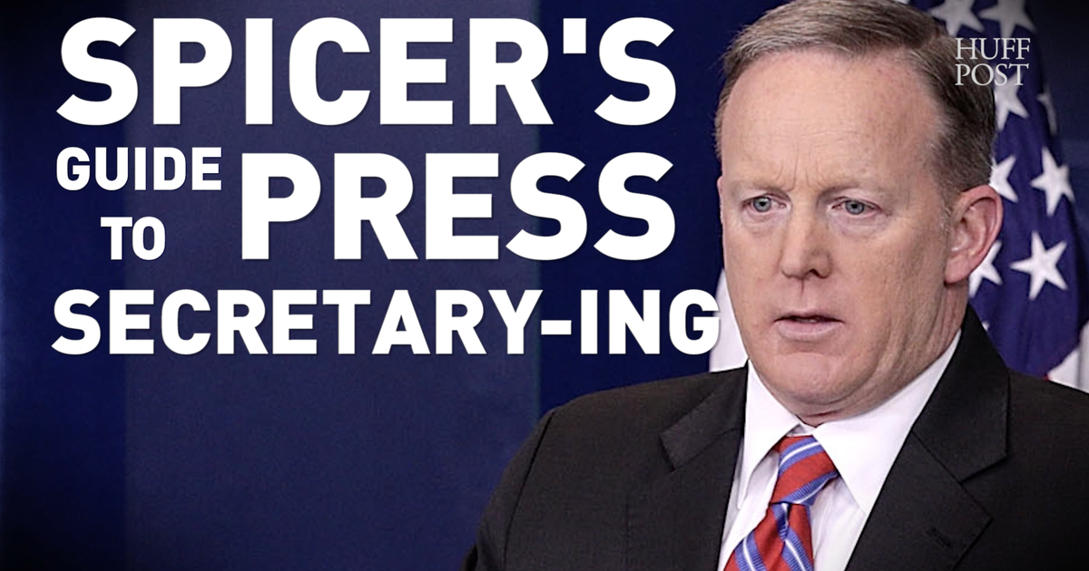 Sean Spicer’s Guide To Press Secretary-ing | HuffPost Videos